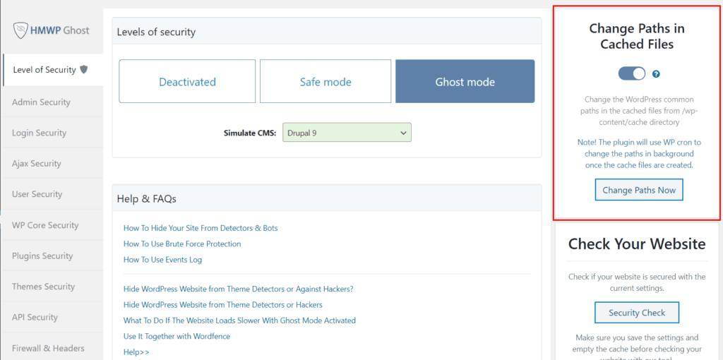 Hide WordPress Common Paths in CSS Files - Hide My WP Ghost